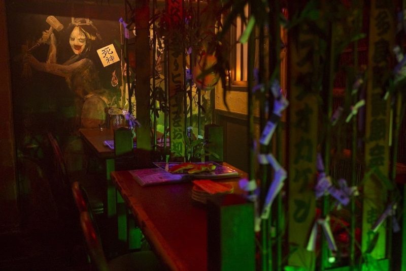 Yurei Themed Restobar as a Horror Cafe in Japan