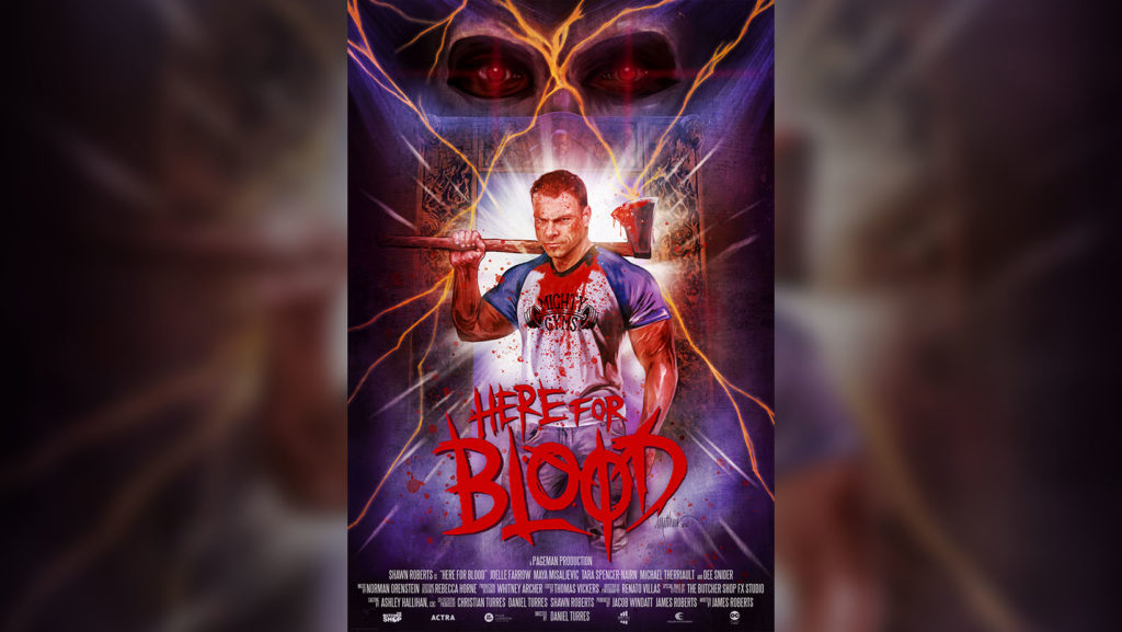 Here for Blood (2022) Film Review- Unhinged B-horror Ride